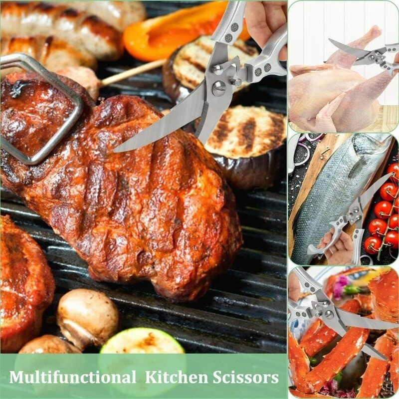 Kitchen Scissors Chicken Bone Kitchen Shears – Homlad